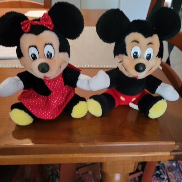 Disney | Toys | Vintage Mickey And Mini Mouse | Poshmark
